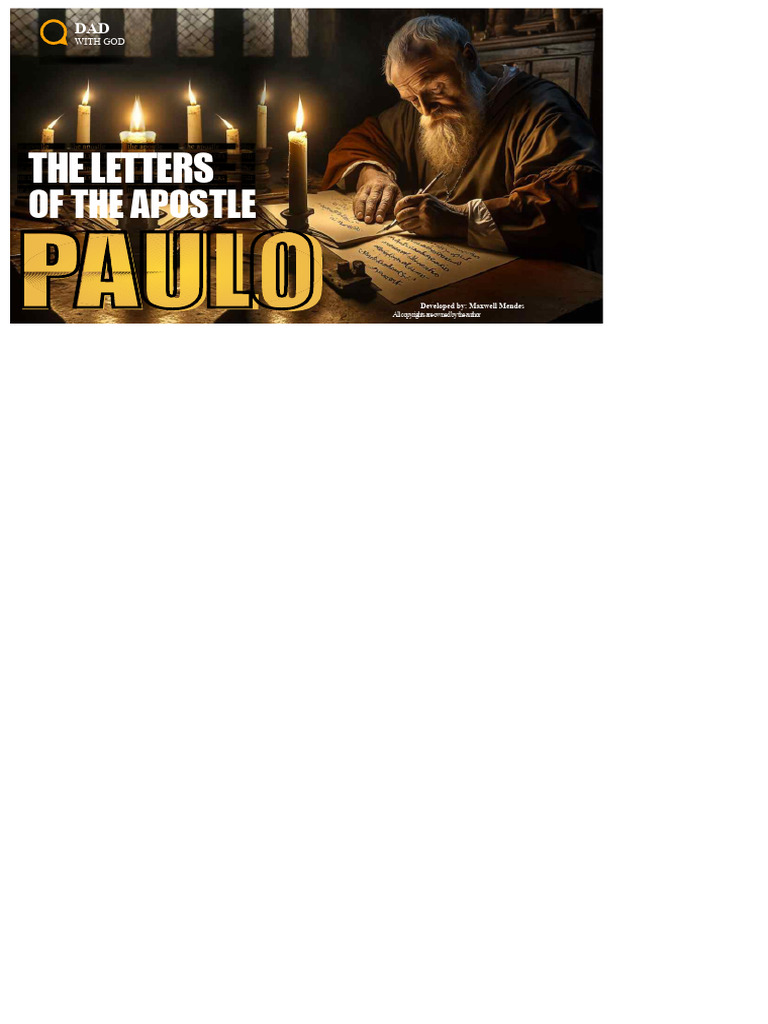 Summary of Apostle Paul's Letters | PDF | Paul The Apostle | Epistle To ...