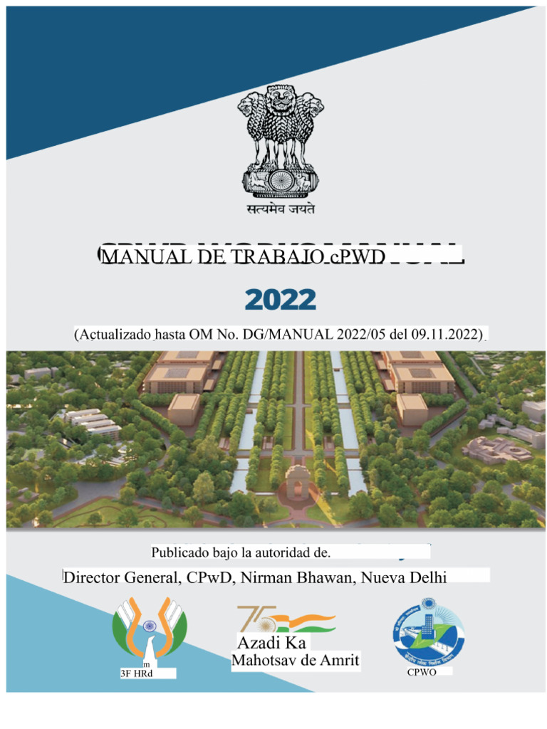CPWD_Manual_de_Obras_2022_13122022 | PDF | Business