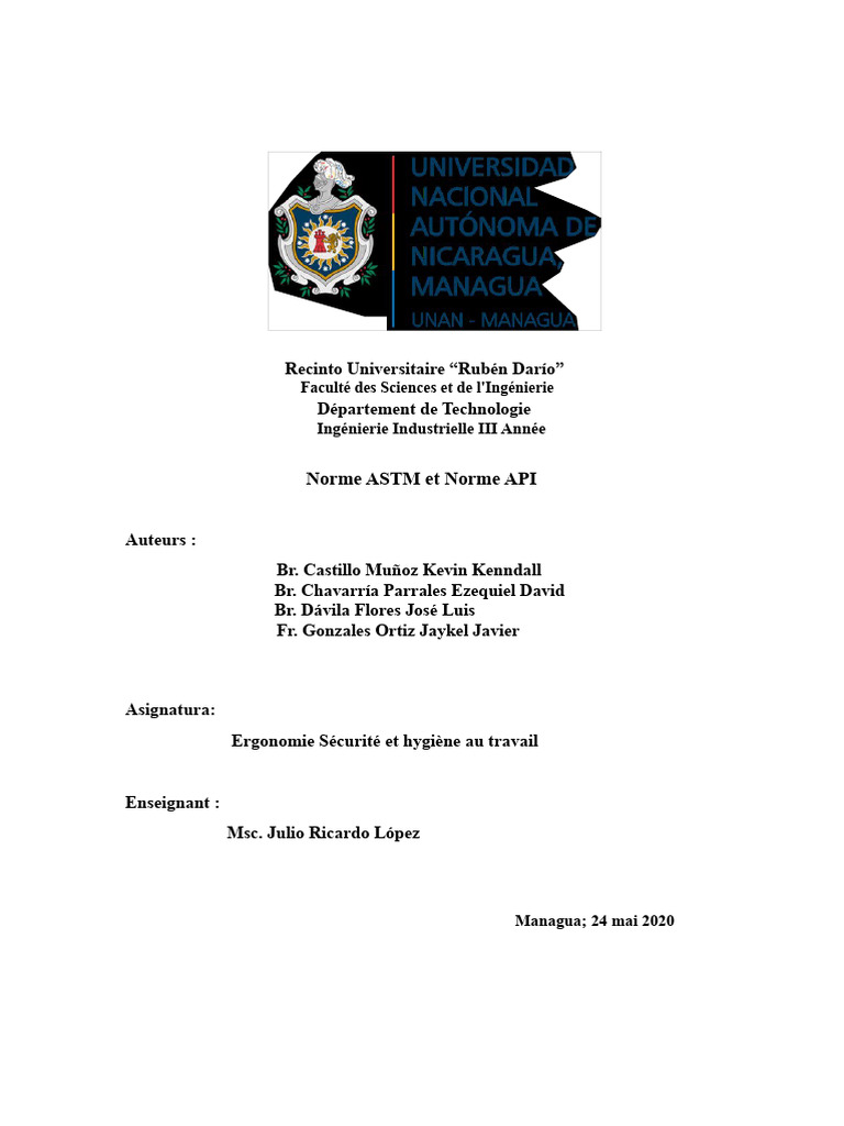 Normes ASTM et API : Guide Complet | PDF | Métaux | Peinture
