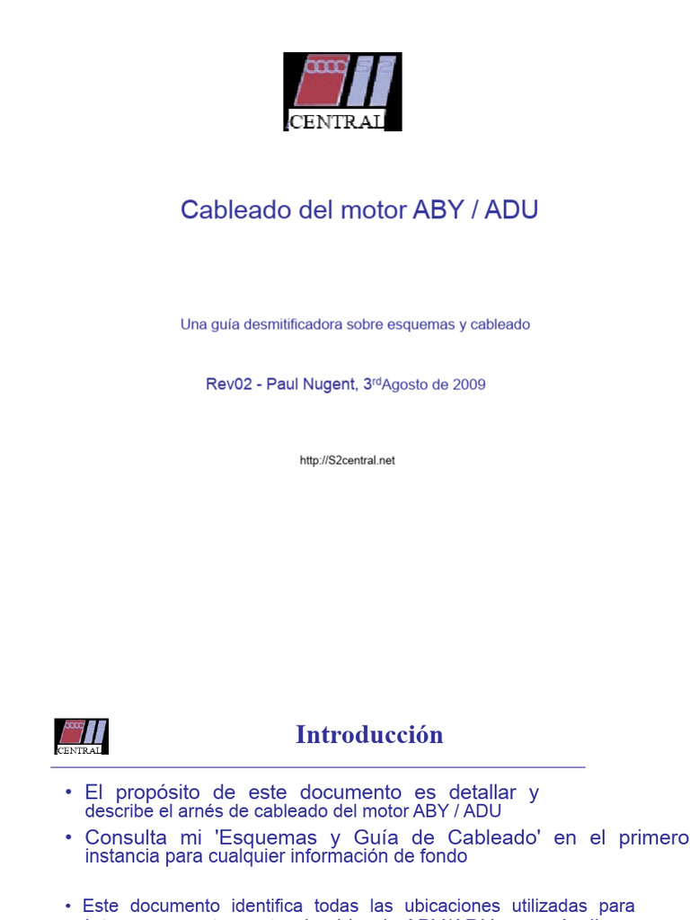 Cableado ABY | PDF | Motores | Tecnología del motor