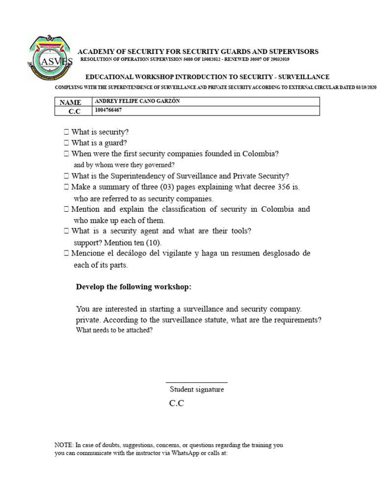 Security Training for Guards & Supervisors | PDF | Surveillance | Truth