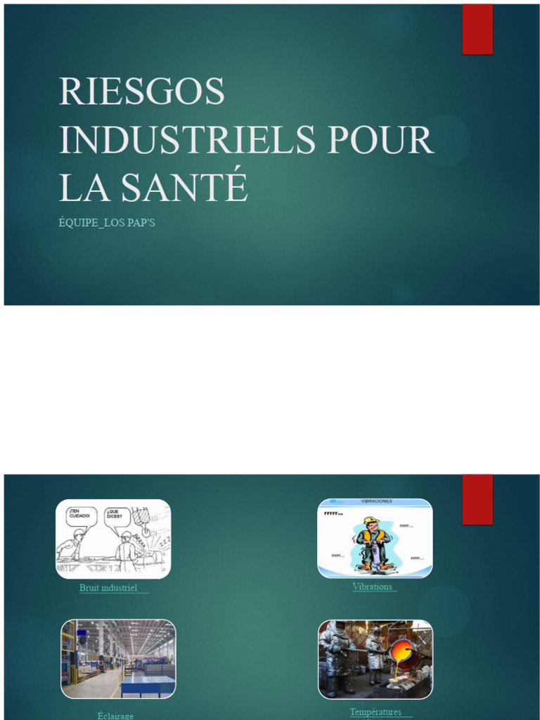 Risques industriels pour la santé | PDF | Bruit | Ingénierie mécanique