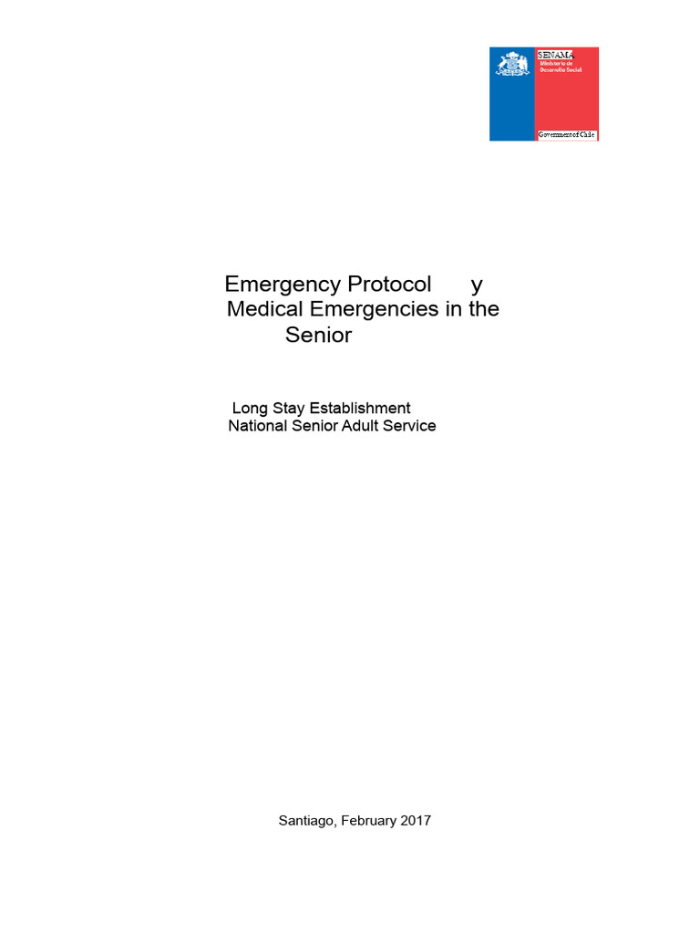 Senior Medical Emergency Protocols Guide | PDF | Hypoglycemia ...