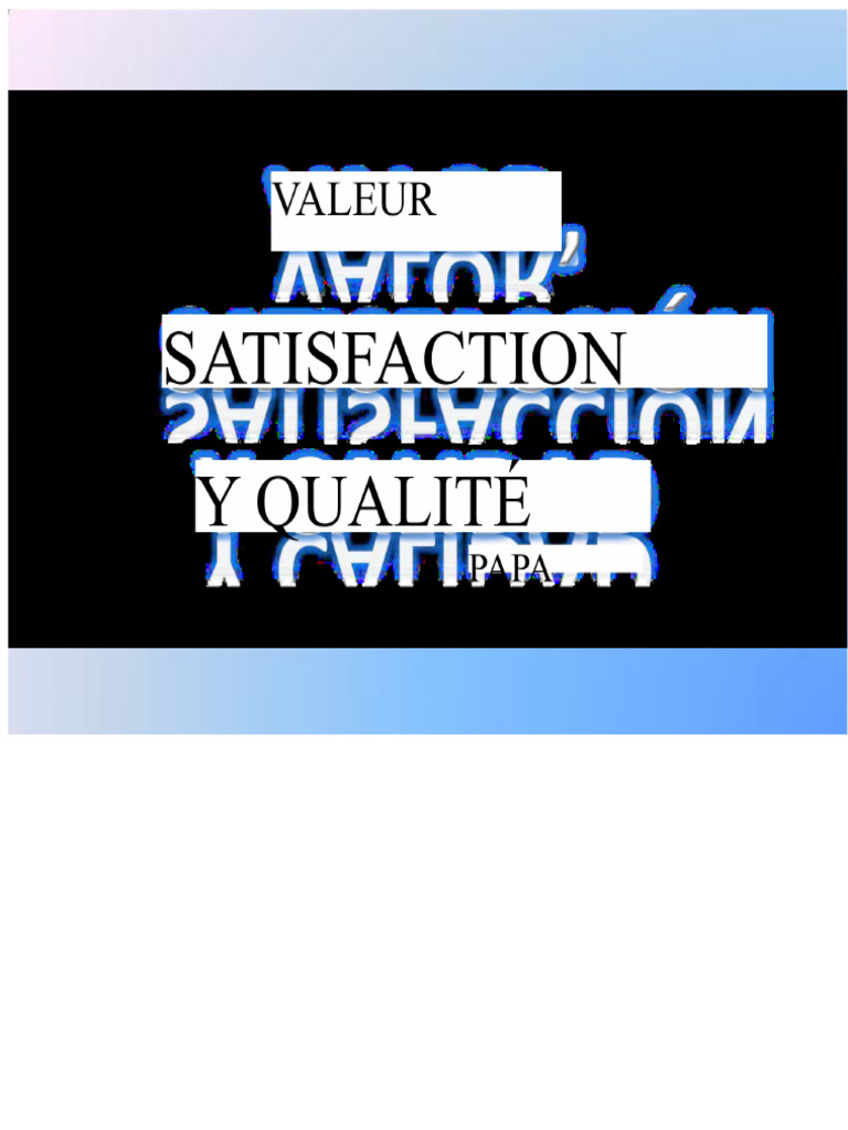 Comprendre la valeur perçue par le client | PDF | Commercialisation ...
