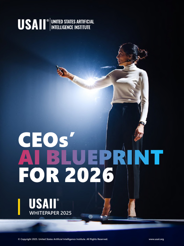 Usaii Ceos Ai Blueprint Whitepaper 2026 Pdf Artificial Intelligence