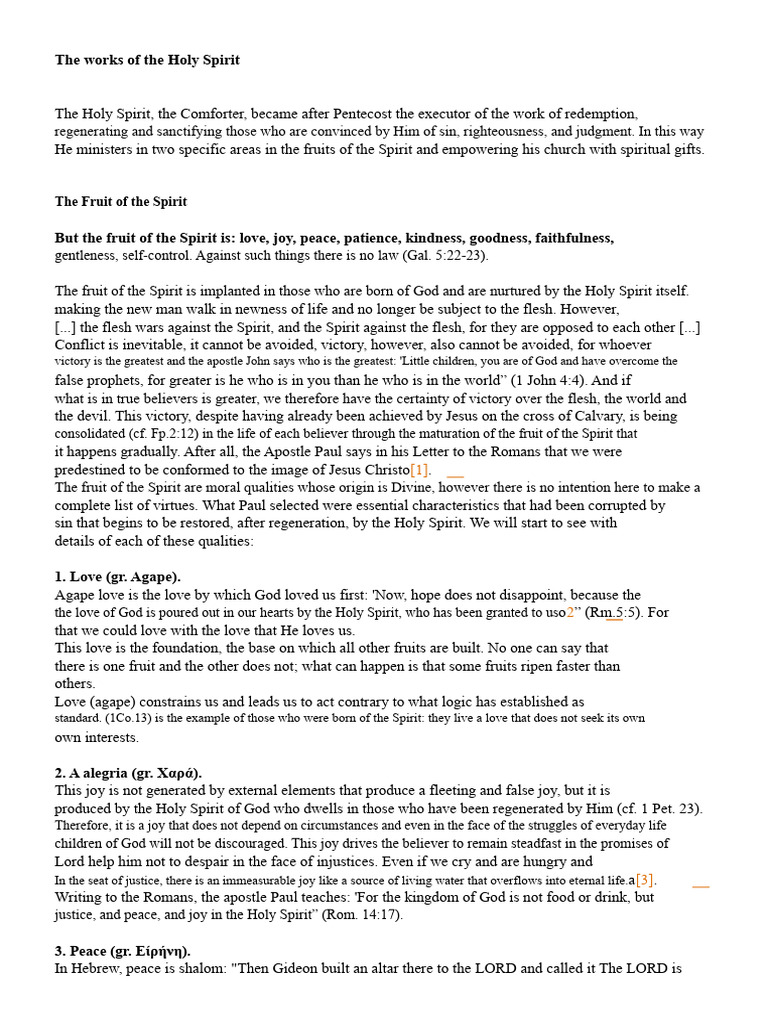 Understanding the Fruit of the Spirit | PDF | Jesus | Fruit Of The Holy ...