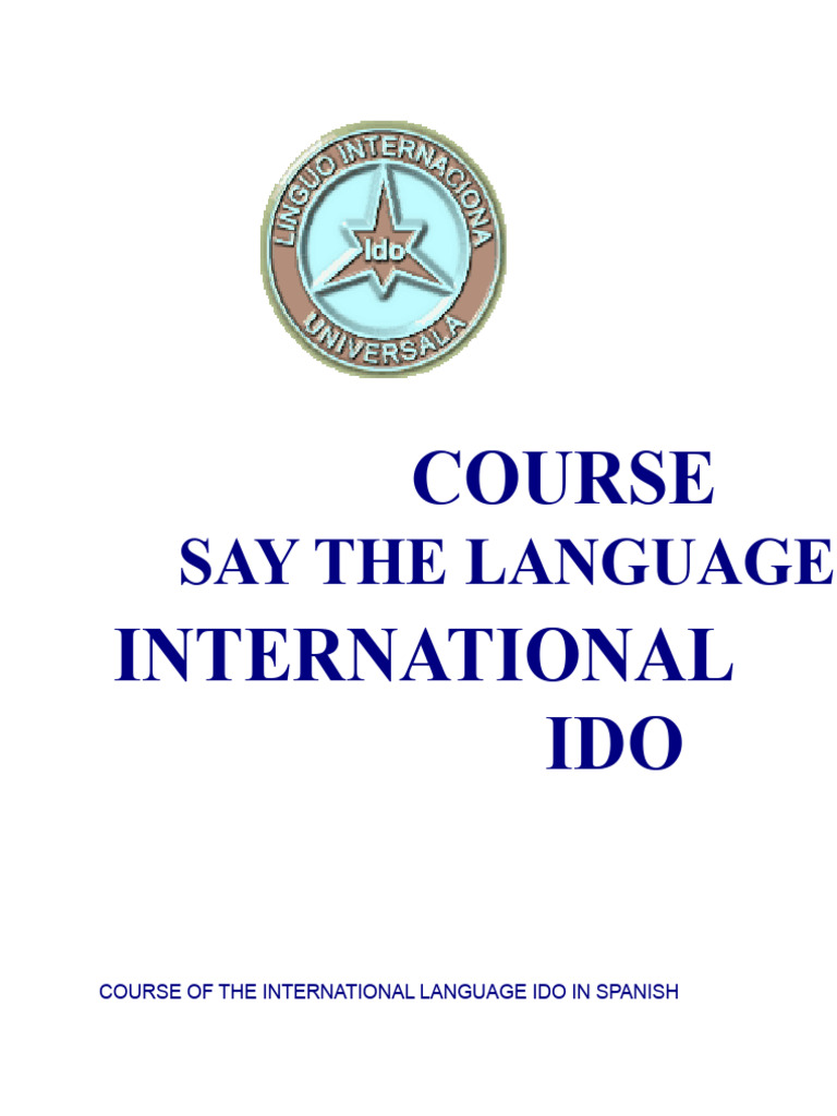 Ido Language Course in Spanish | PDF | Stress (Linguistics ...