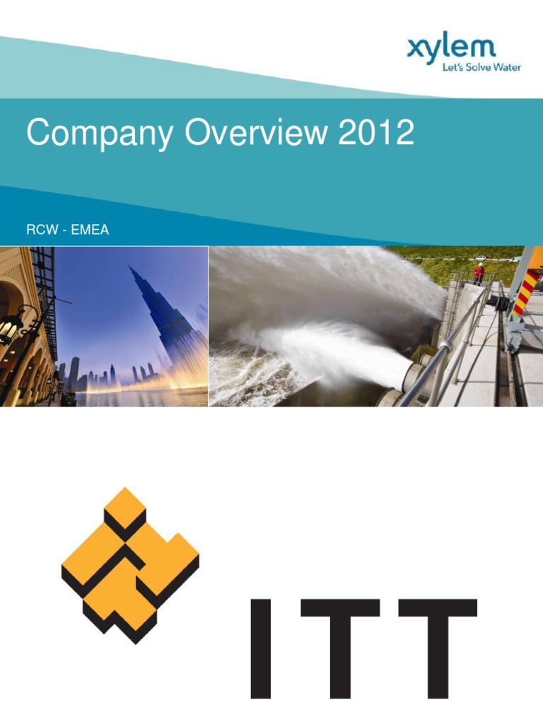 Xylem Company Profile 2012 Portable | PDF | Hvac | Water
