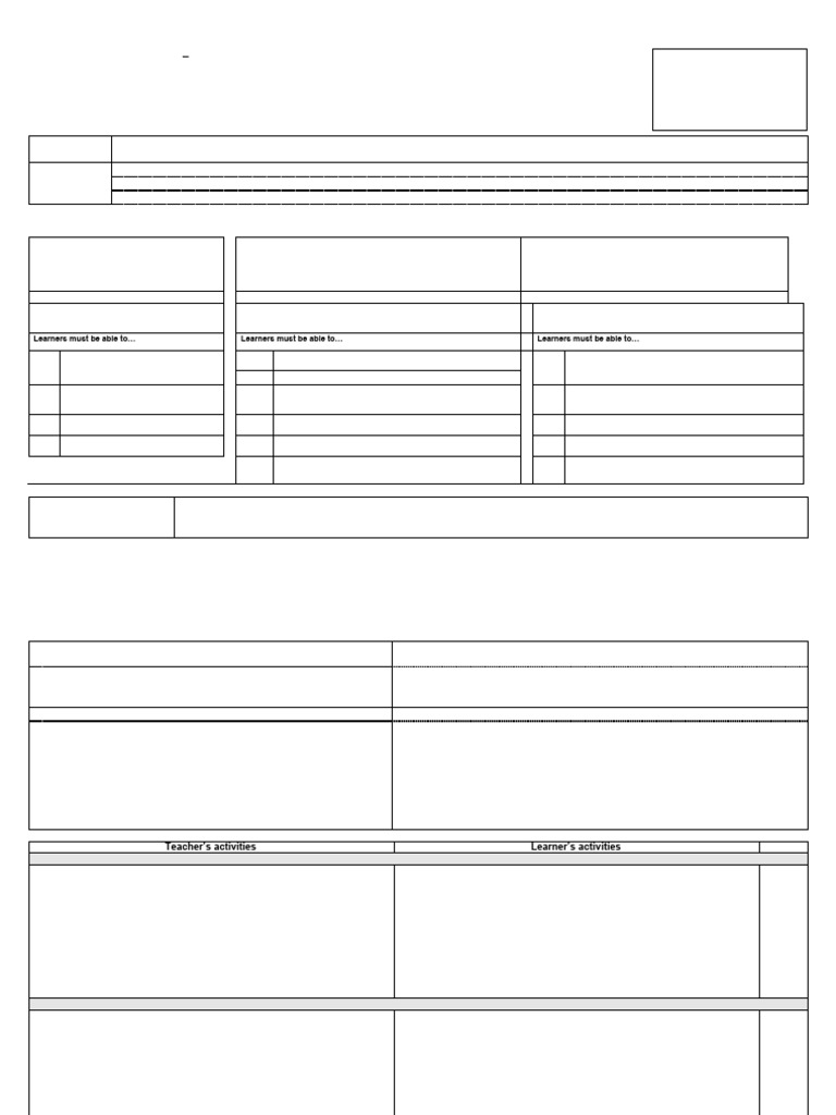 PGCE LESSON PLANNING FET - Interactions in The Environment | PDF ...