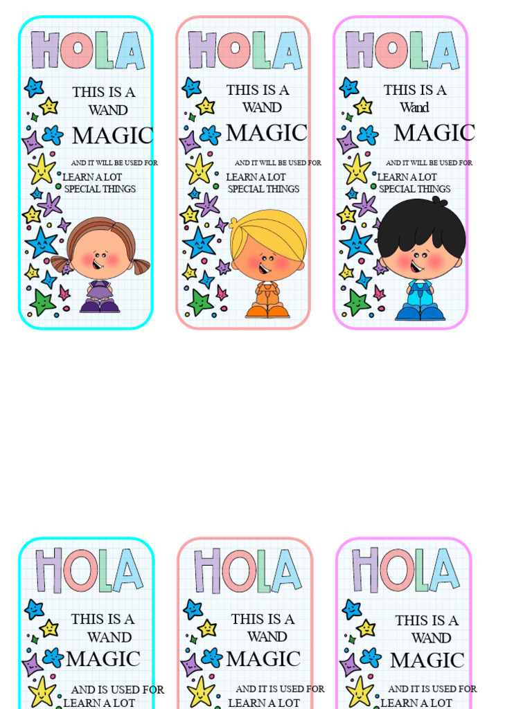 30 Magic Wand Models To Give To Your Students On The First Day of Class ...