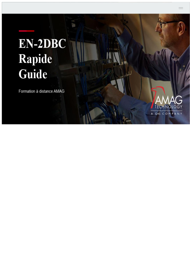 Guide de câblage pour formation AMAG | PDF