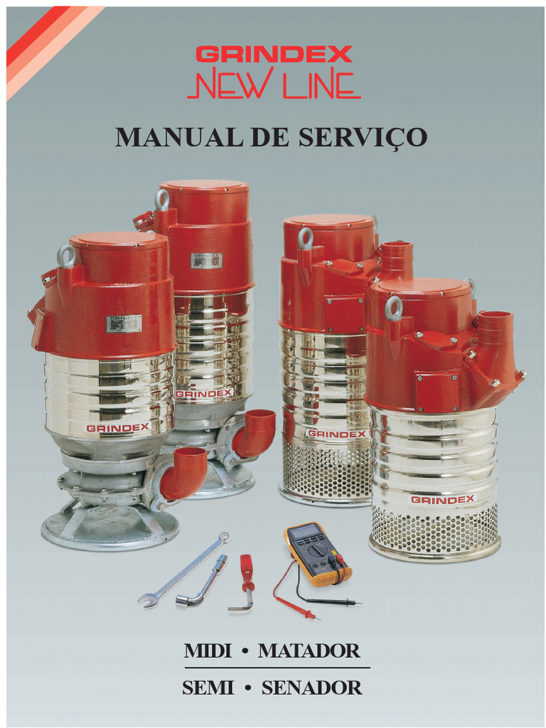 Manual de Serviço para Bombas GRINDEX | PDF | Bomba | Motores