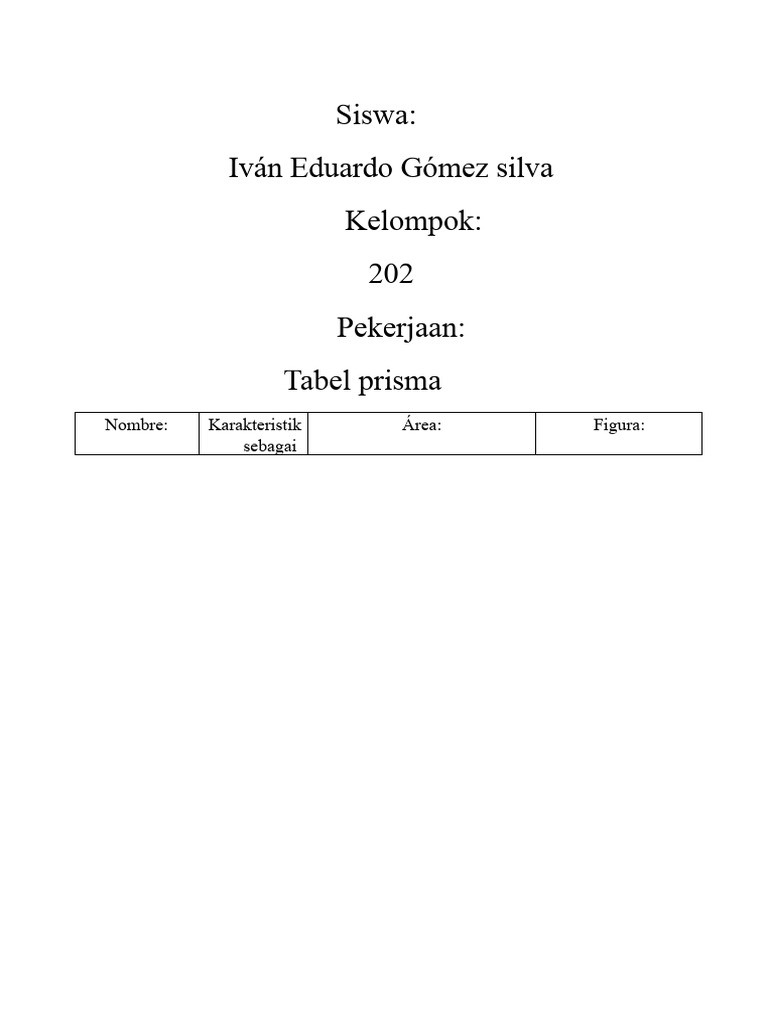 Karakteristik Prisma dan Piramida | PDF
