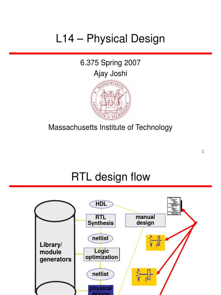 L14 Placement and Routing | PDF | Areas Of Computer Science | Computer ...
