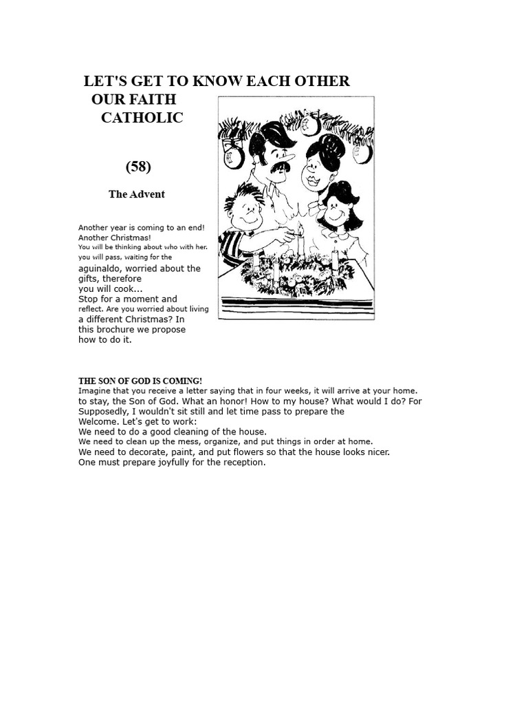 Preparing for Advent: A Catholic Guide | PDF | Advent | Christian ...