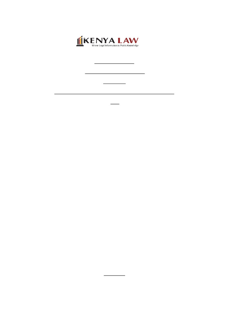 Judicial Review Miscellaneous Application 19 of 2019 | PDF | Ex Parte ...