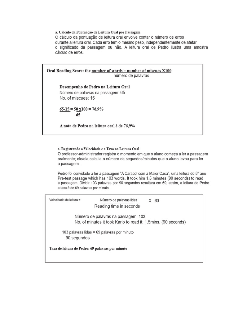 Cálculo de Phil Iri | PDF