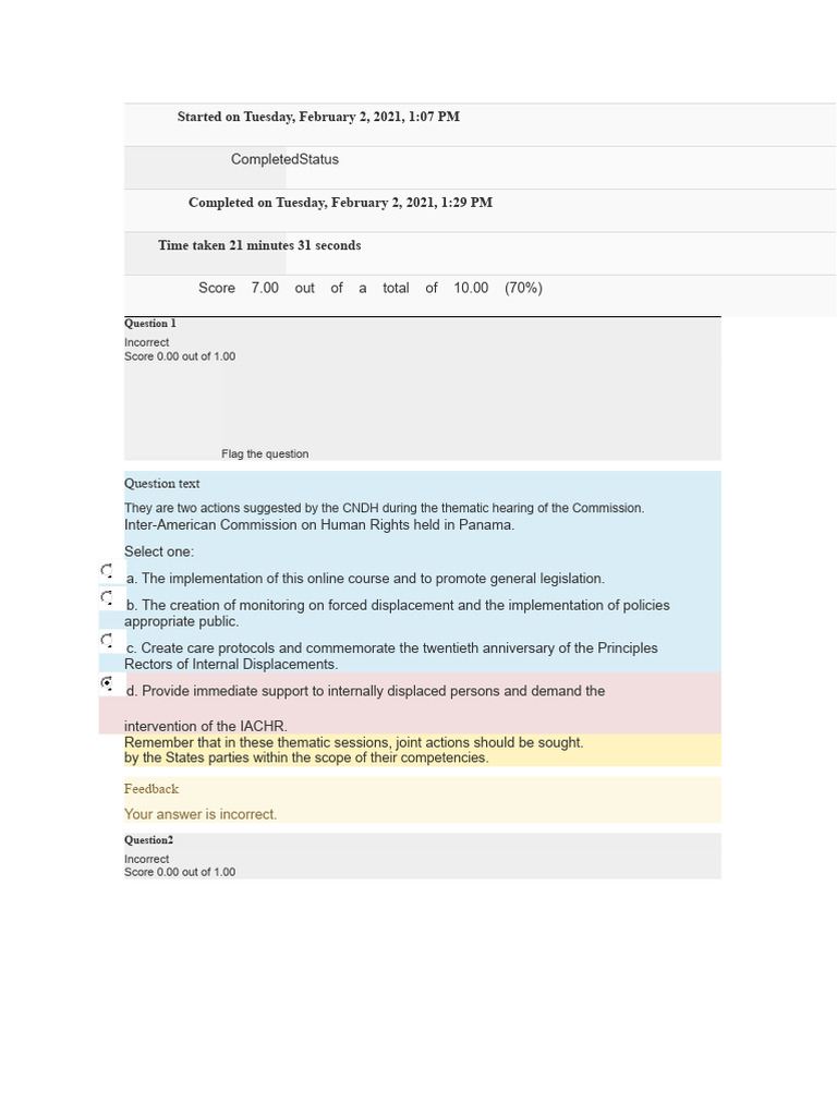 Human Rights and Internal Displacement Laws | PDF | Internally ...