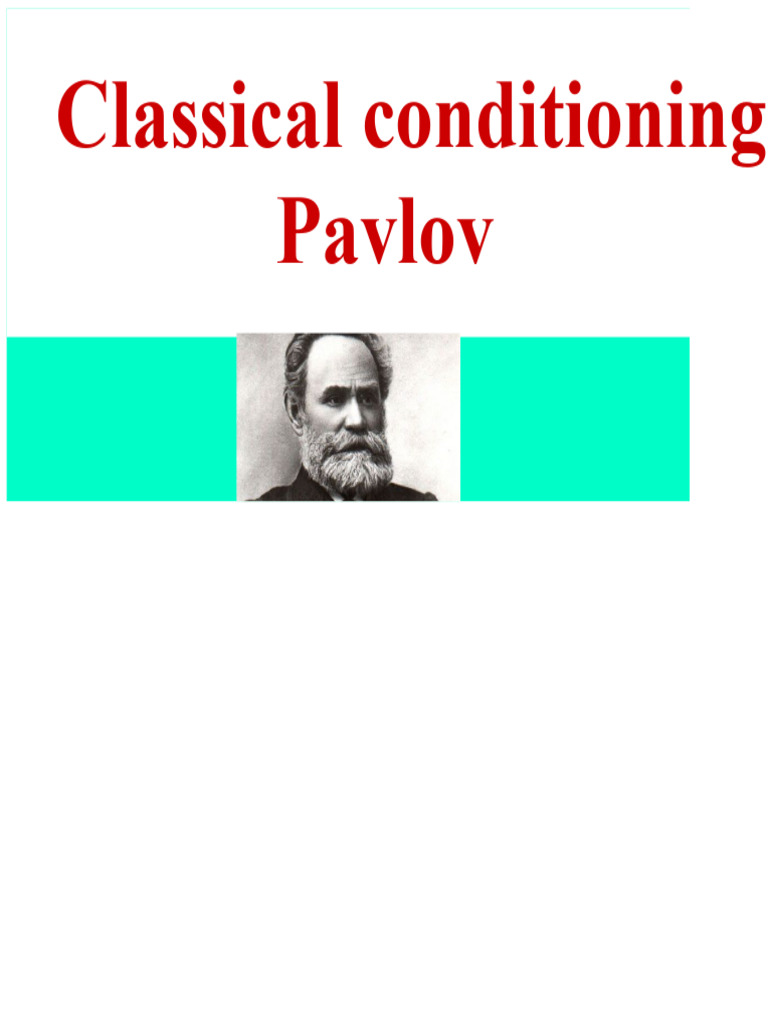 Pavlov's Classical Conditioning | PDF | Classical Conditioning | Learning