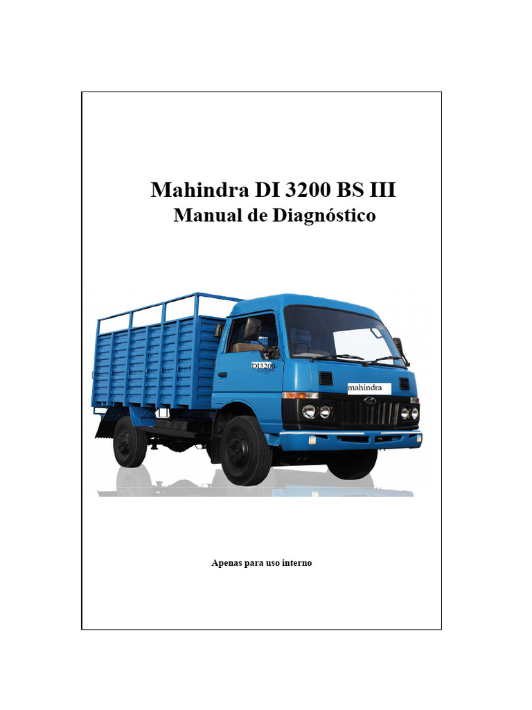 Diagnóstico de Falhas Mahindra DI 3200 | PDF | Conector elétrico | Motores