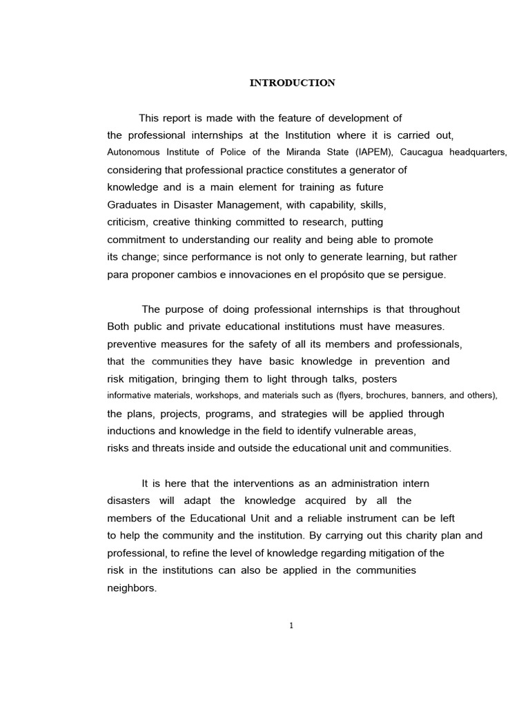 Professional Practice Report II | PDF | Emergency Management | Police