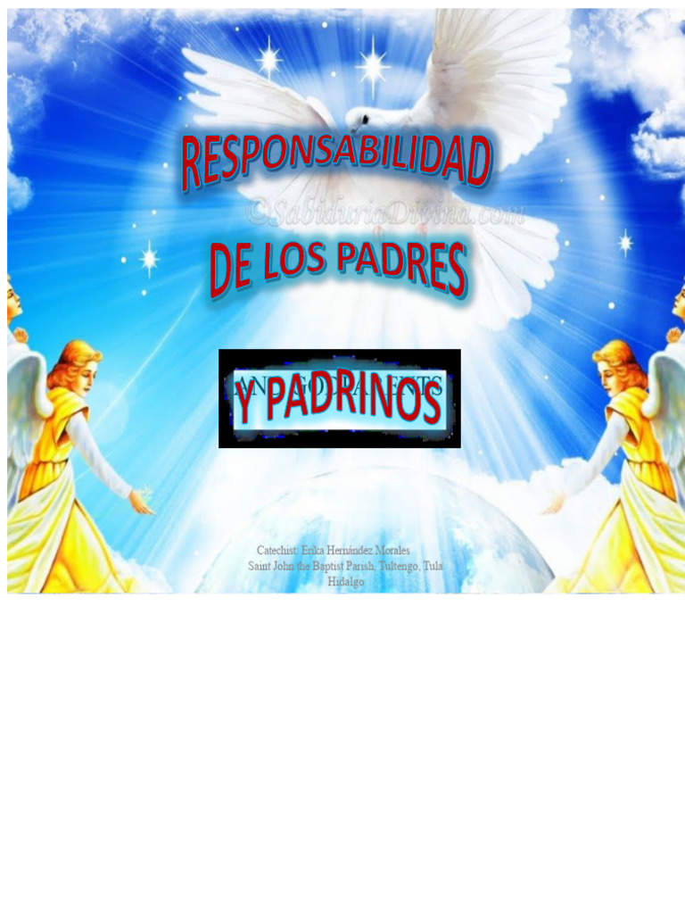 Responsibility of Parents and Godparents | PDF | Godparent | Baptism