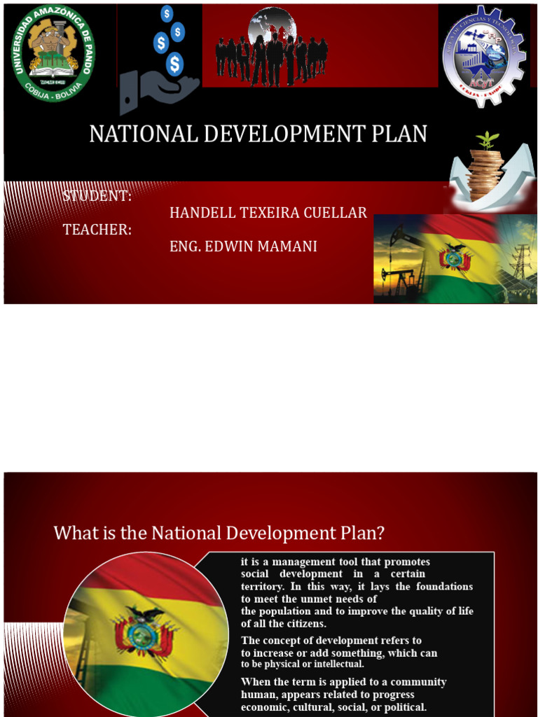 Overview of Bolivia's National Development Plan | PDF | Economies