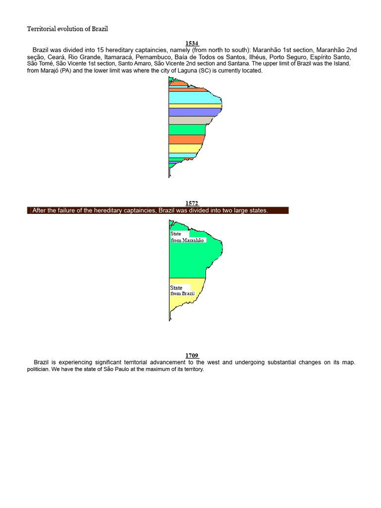 Territorial Evolution of Brazil | PDF | Brazil