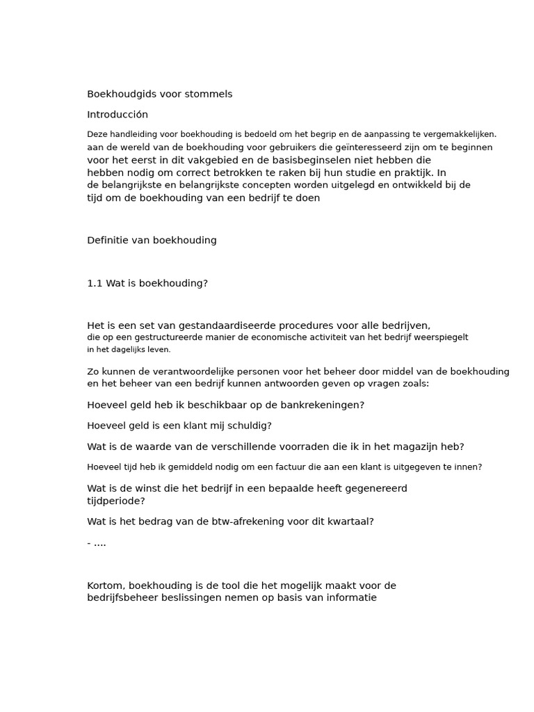 Boekhouding Voor Dummies | PDF