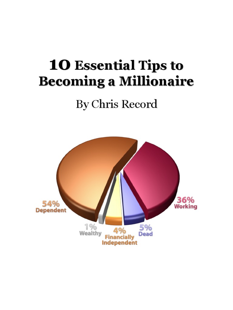 10 Tips Towards Becoming A Millionaire PDF | PDF | Mentorship | You Tube