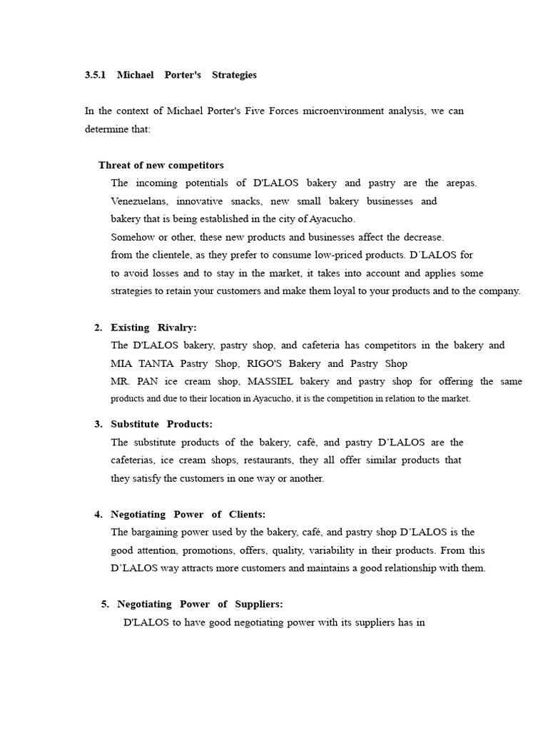 Michael Porter's Strategies | PDF