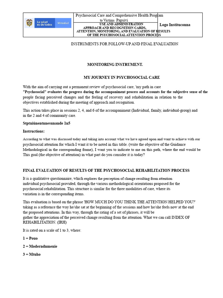 Monitoring and Evaluation Tool Summary | PDF | Methodology | Evaluation