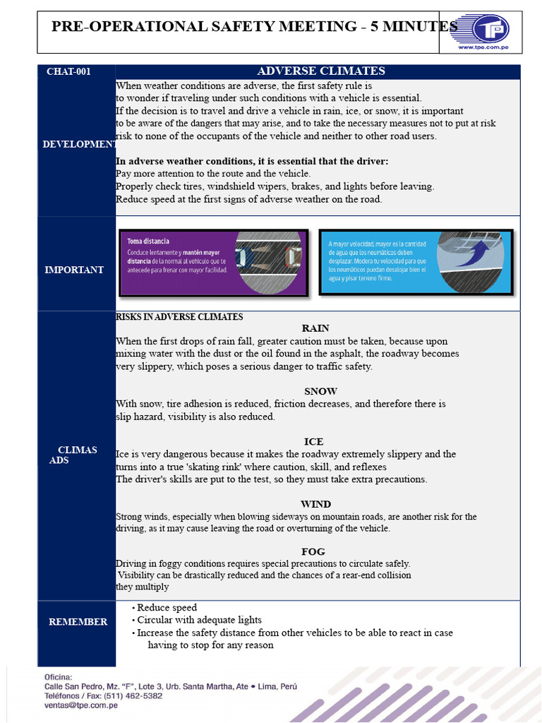 Five-Minute Talk Manual-01 | PDF | Road | Ice