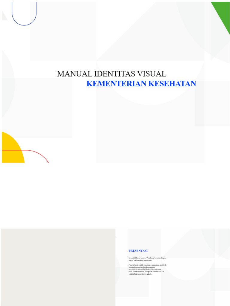 Panduan Identitas Visual Kemenkes | PDF