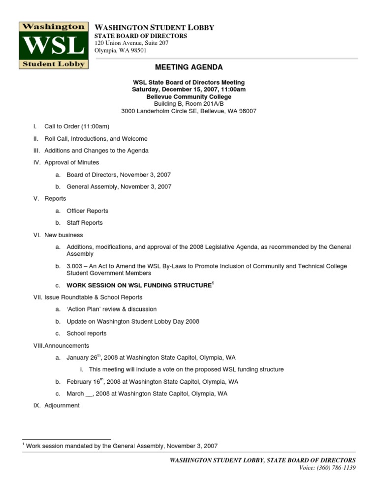 BOD Packet | PDF | Law