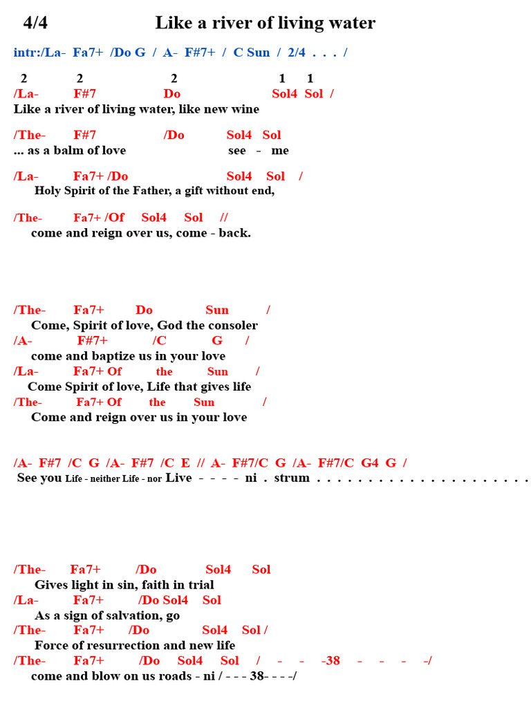 Spirit of Love: Hymn Lyrics and Chords | PDF | Christian Soteriology ...