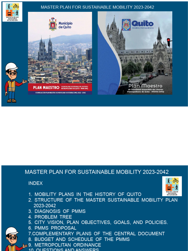Quito Sustainable Mobility Plan 2023-2042 | PDF | Transport ...