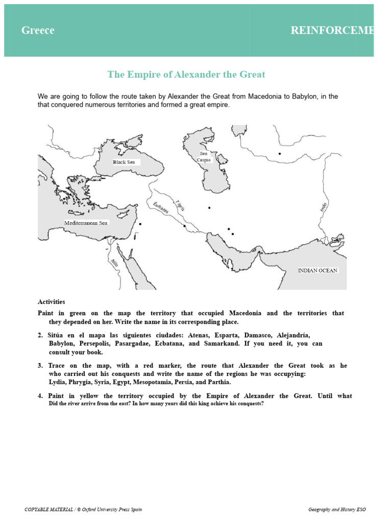 Greece Reinforcement Activities | PDF | Achaemenid Empire | Alexander ...