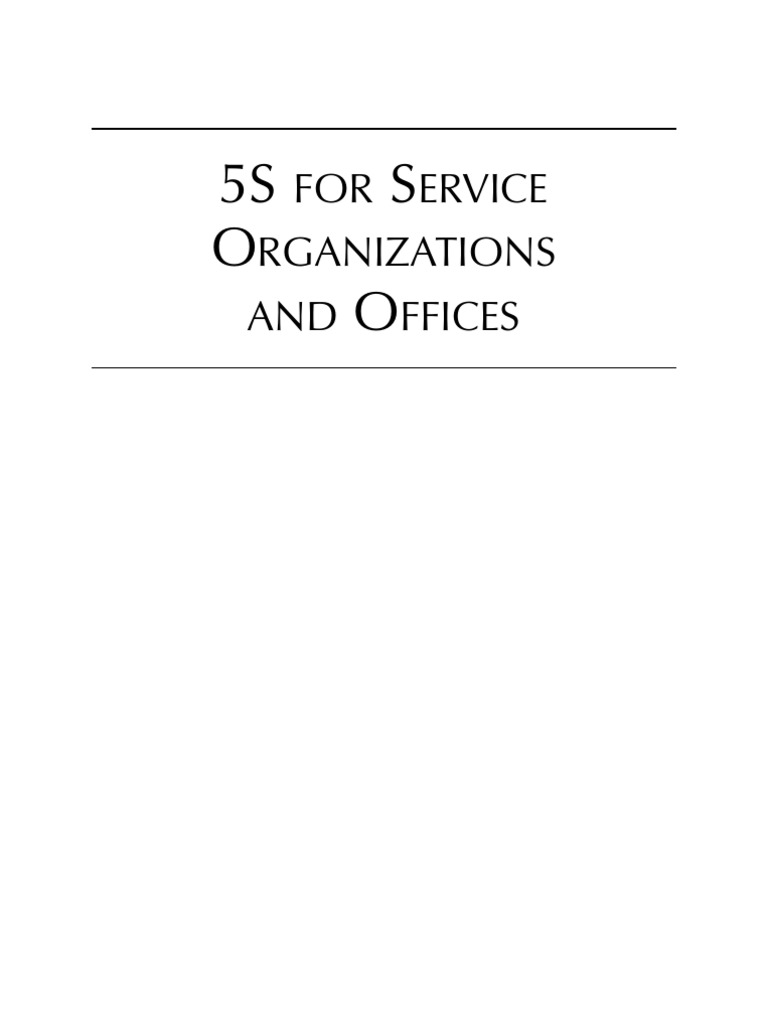 5S | PDF | Page Layout | Audit