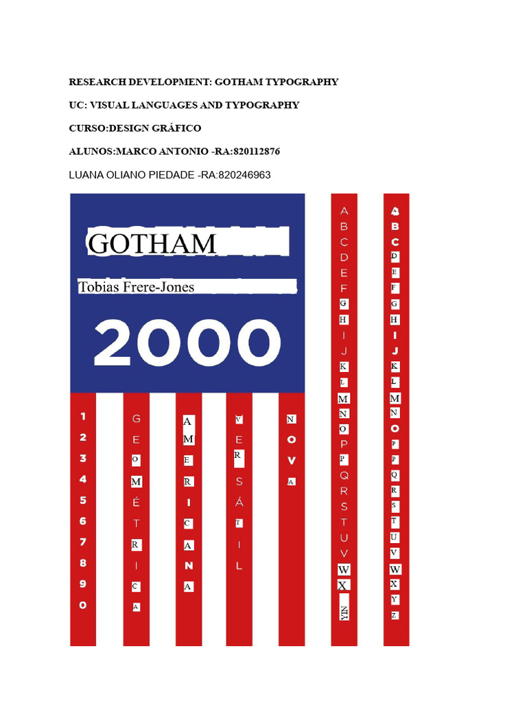 Gotham Typeface: History and Impact | PDF | Sans Serif | Typography