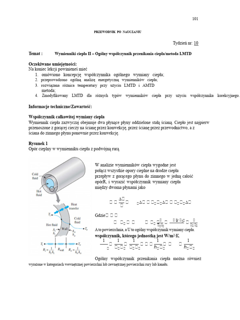 Me 313a - m3 412 Przenoszenie Ciepła Tydzień 10-12 | PDF