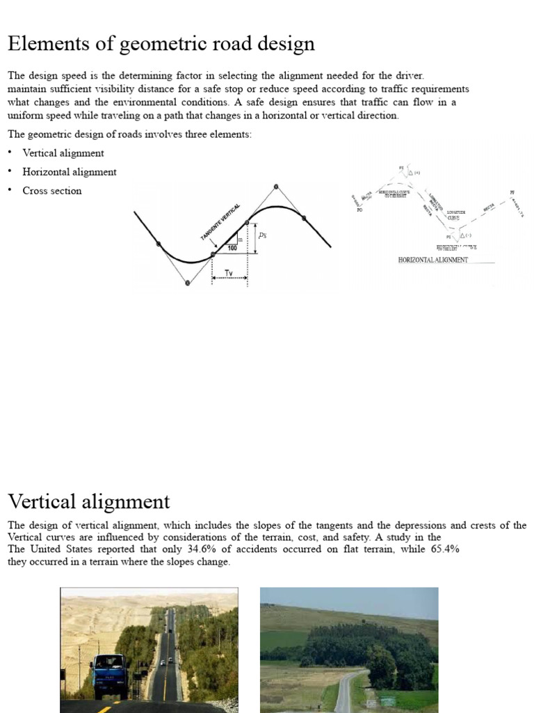 Geometric Road Design Elements Explained | PDF