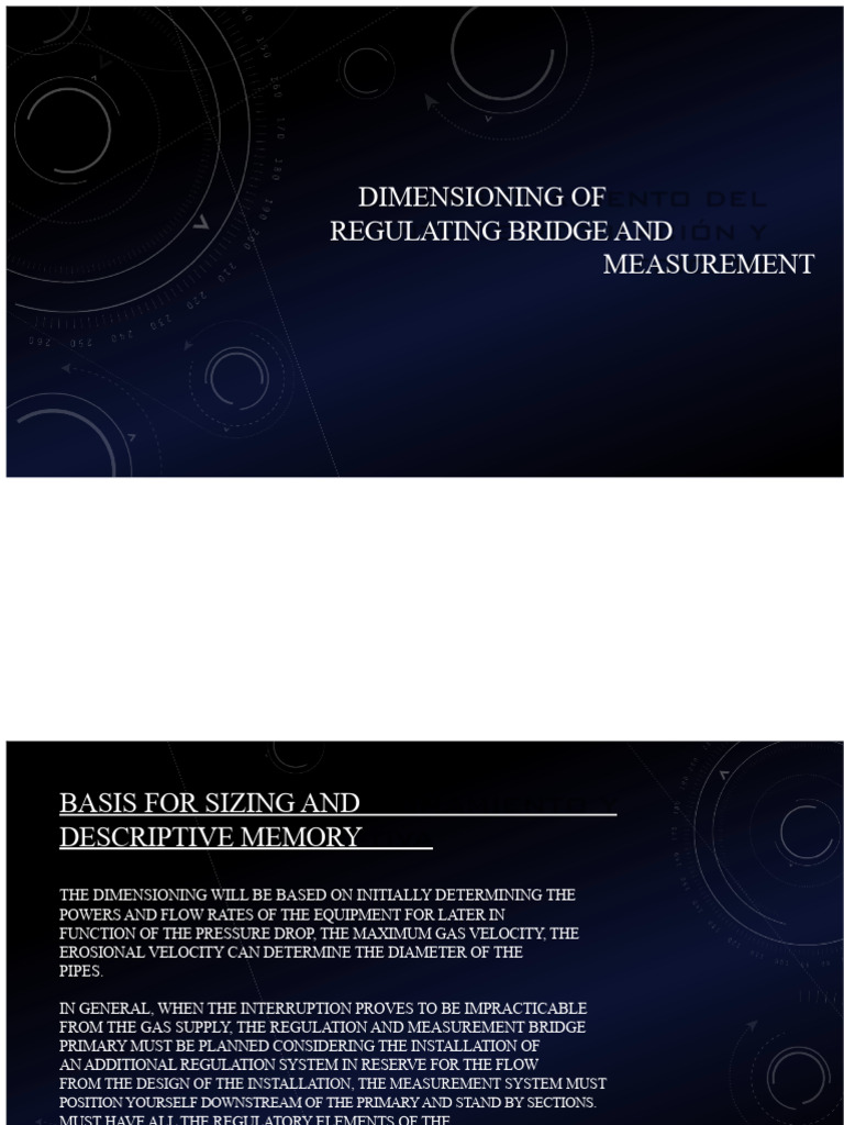 Design of Regulating and Measuring Bridges For Natural Gas - v ...