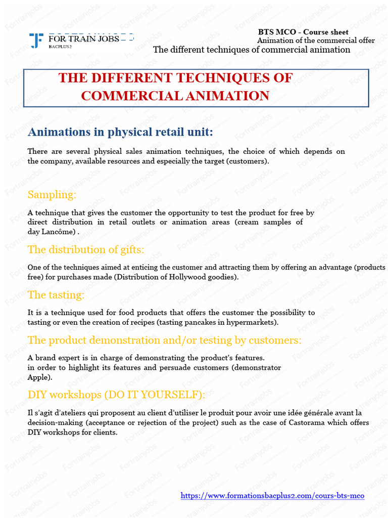 Commercial Offer Animation - The Different Techniques of Commercial ...