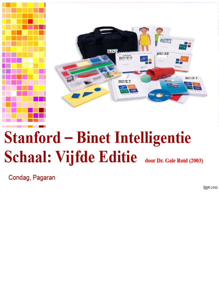 Stanford Binet 5.pptx | PDF