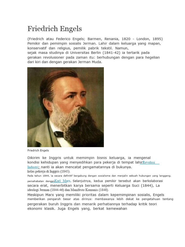 Friedrich Engels | PDF