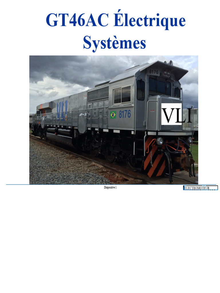 Formation sur le GT46AC Électrique | PDF