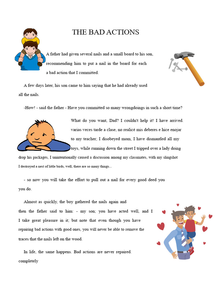 The Impact of Bad Actions Explained | PDF