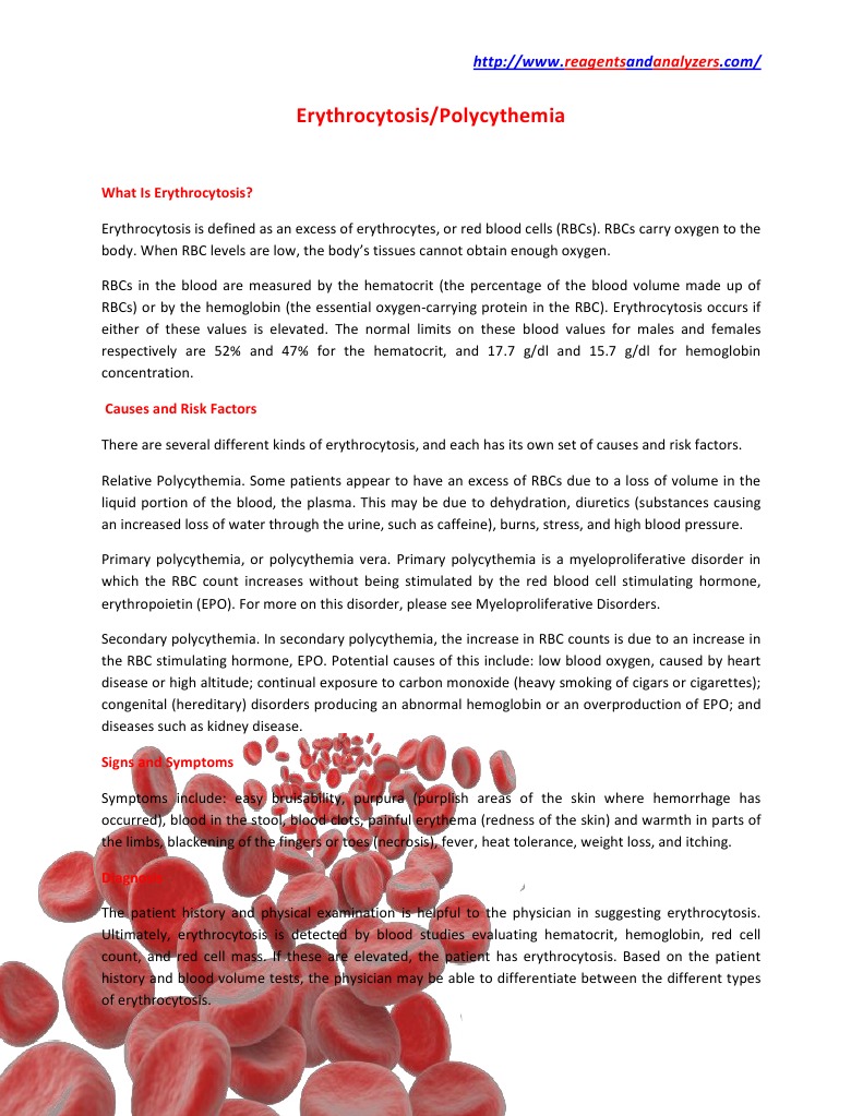 erythrocytosis-polycythemia | Red Blood Cell | Hematology