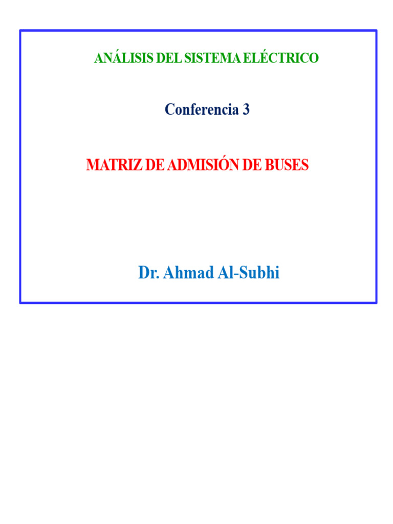 3 - Matriz de Admisión de Bus | PDF | Matriz (Matemáticas)